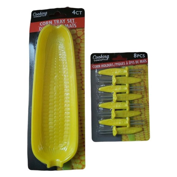 Kitchen | Corn On The Cob Holders Tray Sets | Poshmark